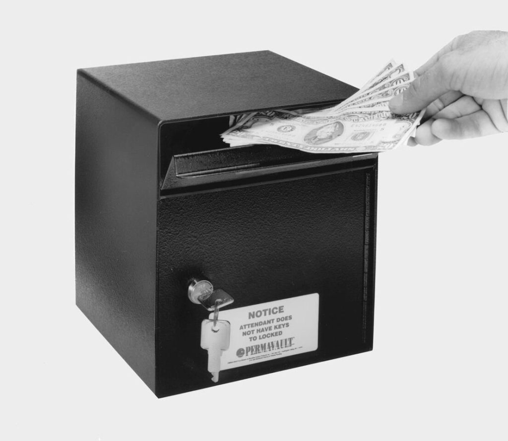 Large Capacity Front Loading Drop Box – Perma Vault